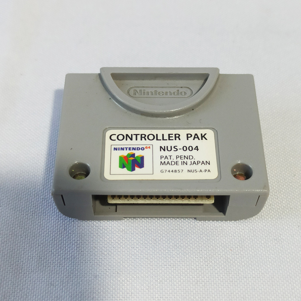 Nintendo 64 N64 Controller Pak Pack Model No. NUS-004 | Shopee Philippines