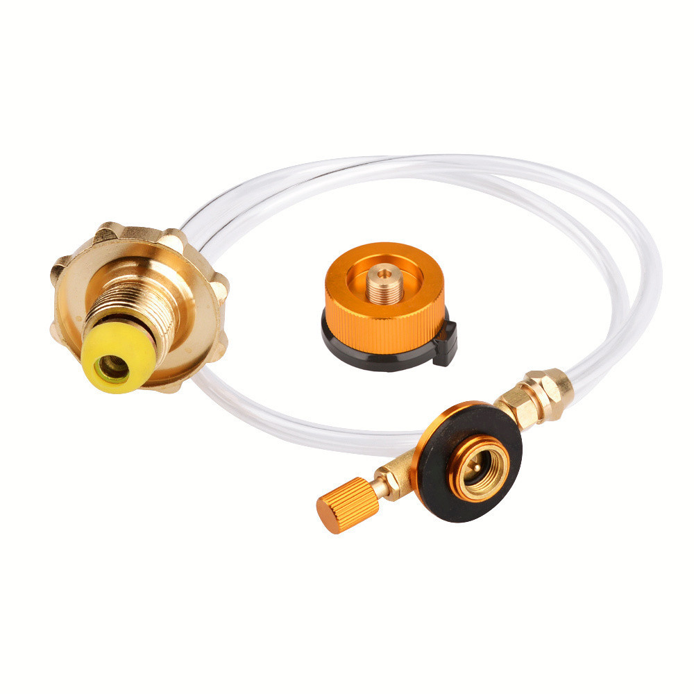 Outdoors Camping Gas Burner Stove Butane Gas Adapter Hiking Cylinder ...