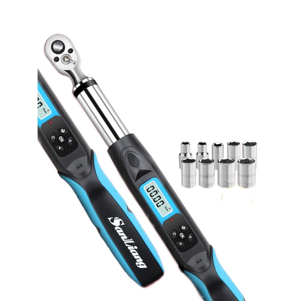 Electronic digital torque wrench, torque torque wrench, adjustable ...
