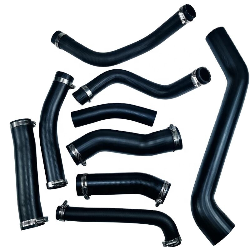 FKM Eco Automotive Fuel Tank Rubber Filler Neck Hose Wtih Clamps Five ...