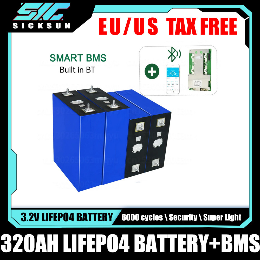 ♀Lifepo4 Battery 320AH 12V 24V 48V Rechargeable Lithium iron phosphate ...