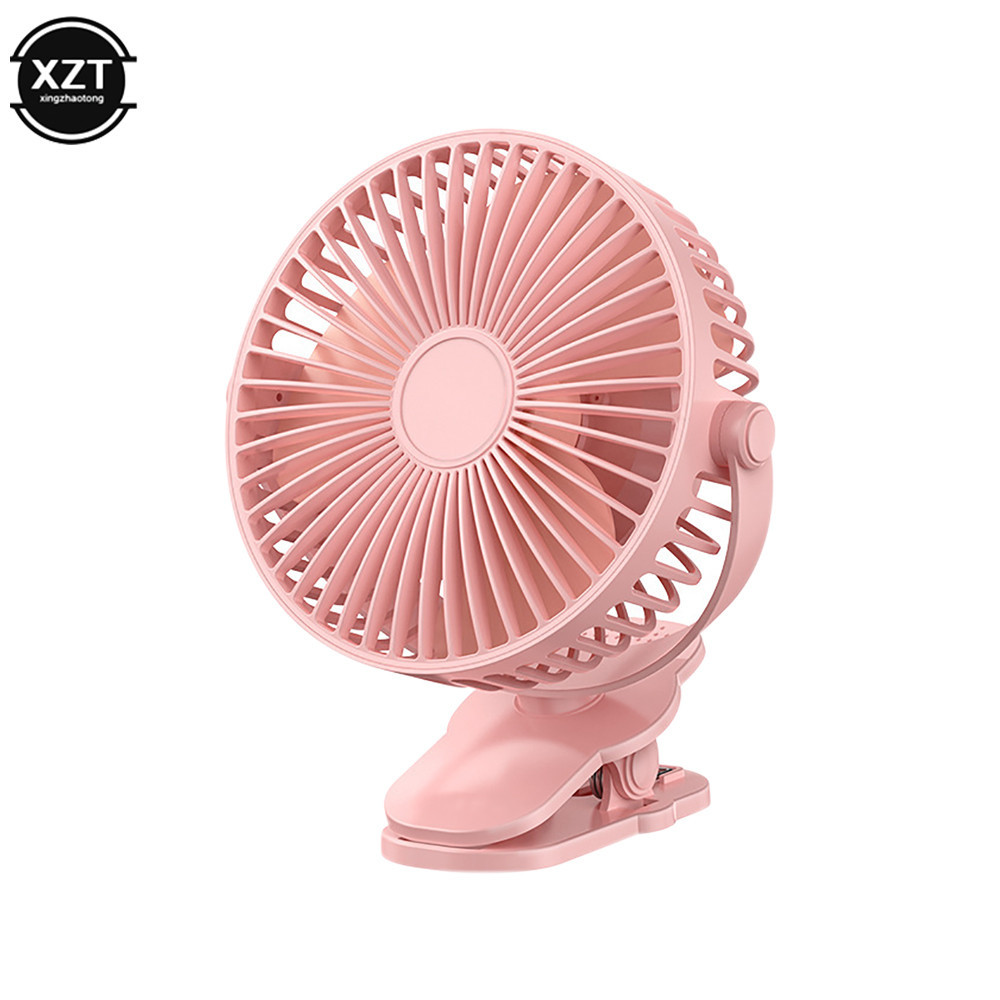 Portable Mini Fan Wireless Handheld Clip Fan USB Rechargeable Ultra ...