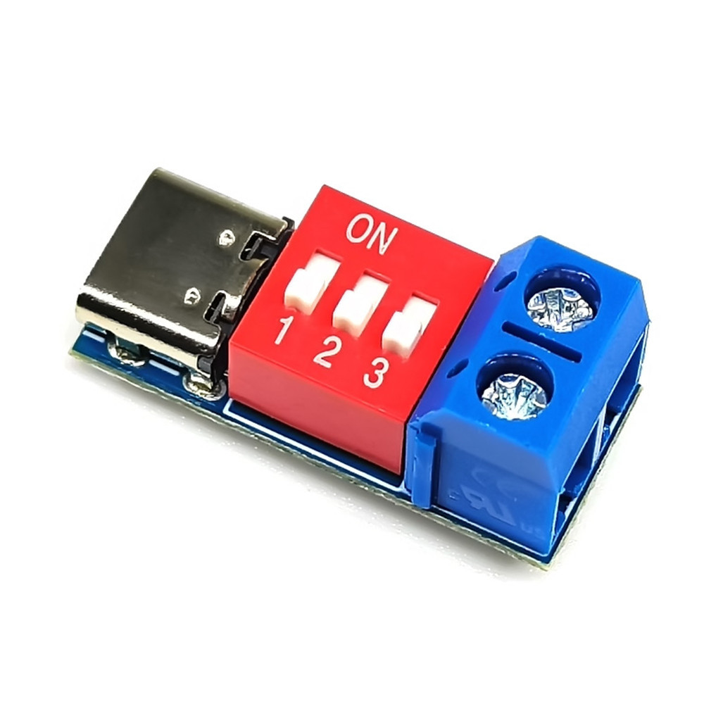 ☮USB-C PD Trigger Board Module PD/QC Decoy Board Fast Charge USB Type-c ...