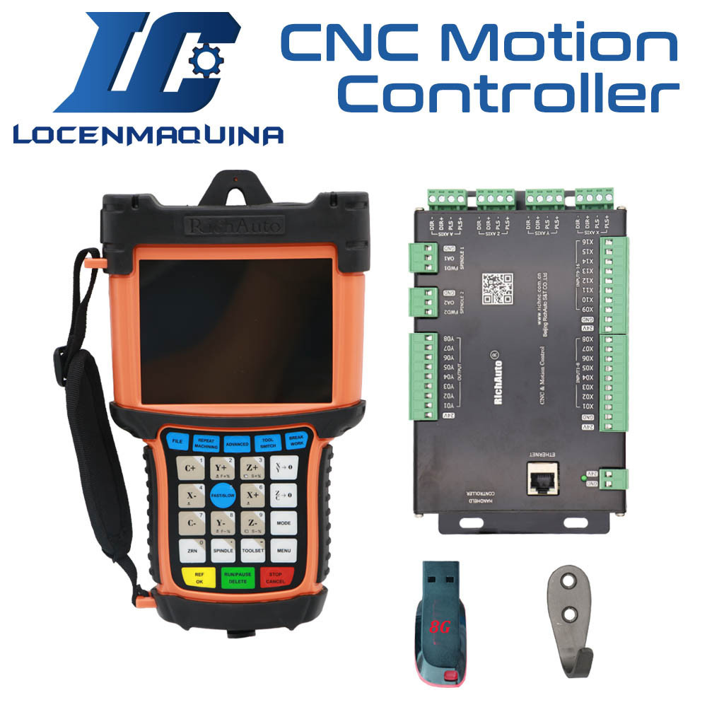 Richauto Dsp B58 Controller Colorful Display B51 Atc Dsp Controller B57 4 Axis Cnc Controller B 0648