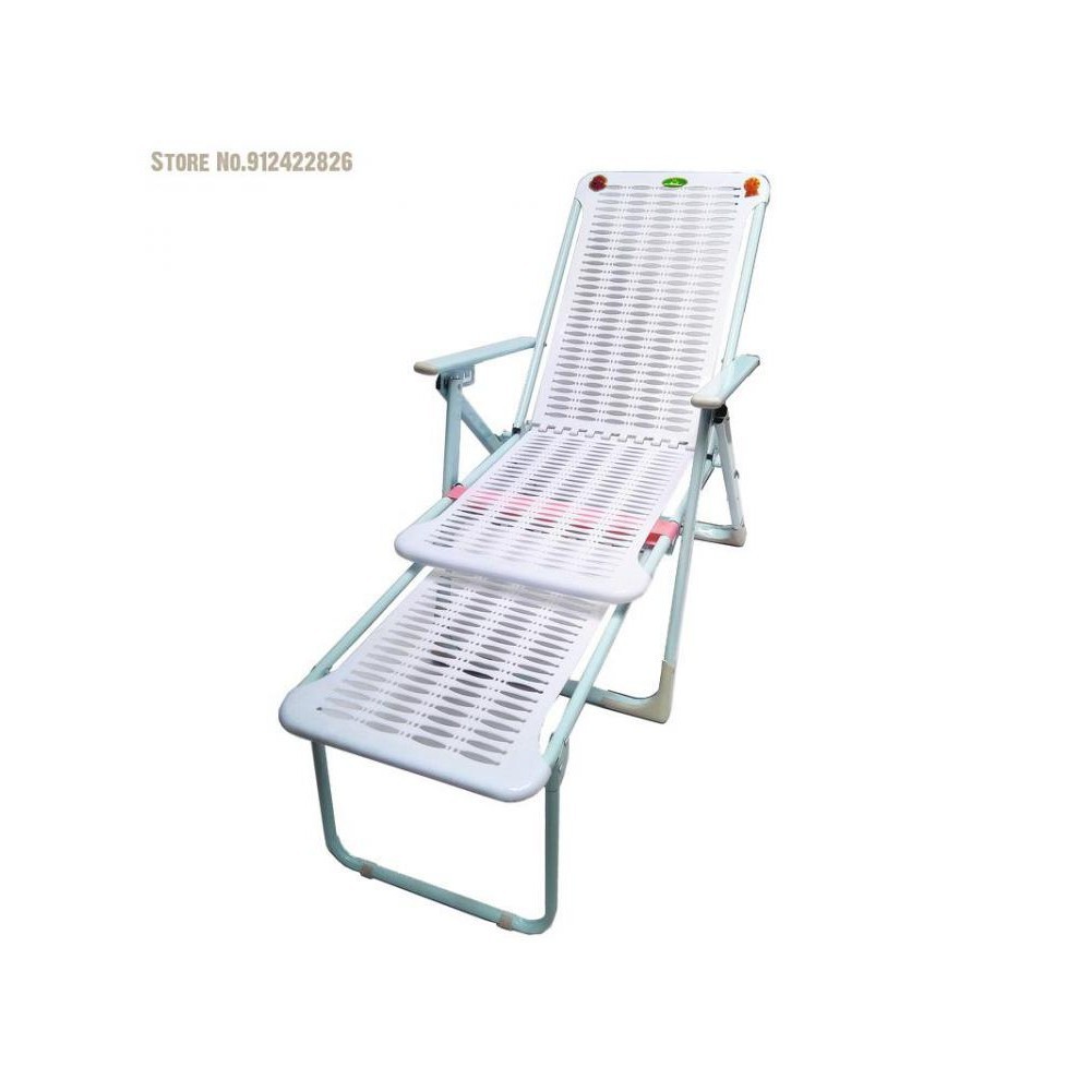 【Thicken recliner folding chair lunch break beach lazy nap leisure ...
