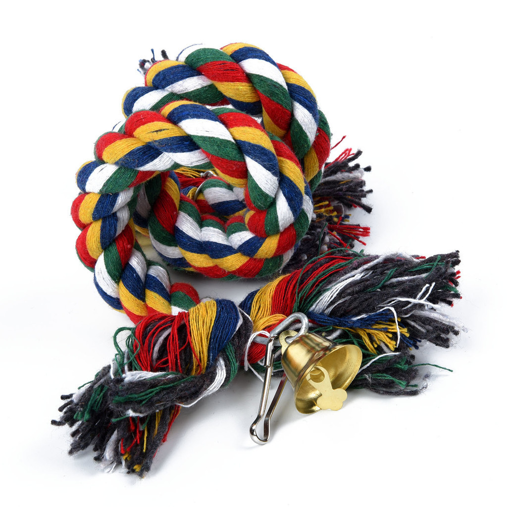 ~Favourite Bird Chewing Toy, Parrot Cotton Rope, Anti Bite, Tear ...