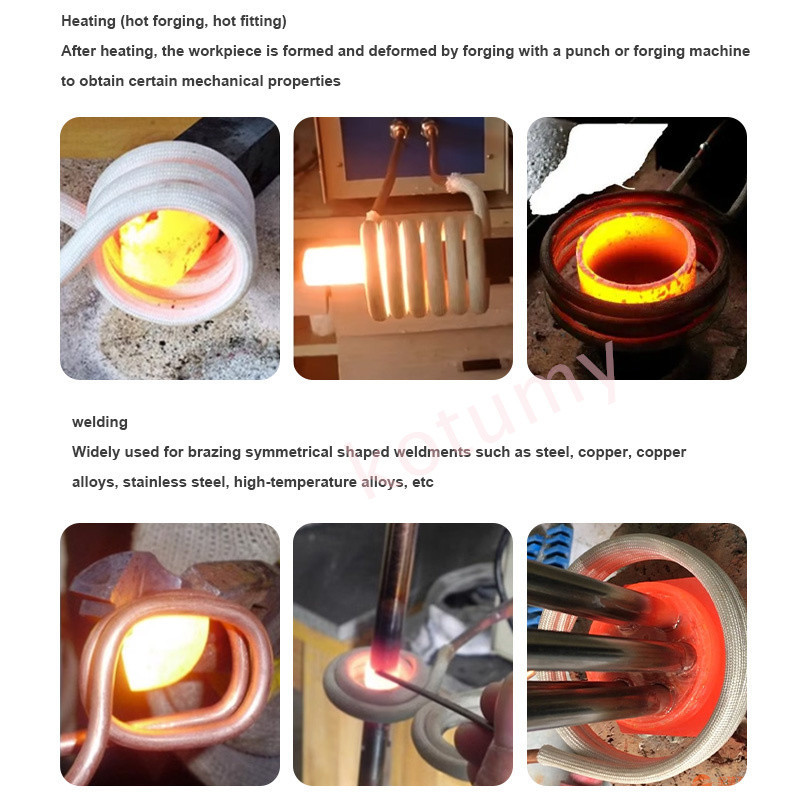 【20/15KW Induction Heater Induction Heating Machine 220V Metal Smelting Furnace High FrequencyQ4