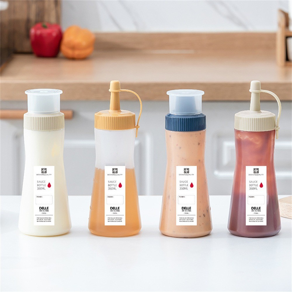 ☚Sauce Bottles With Anti-spill Lids Convenient Easy To Use Innovative ...