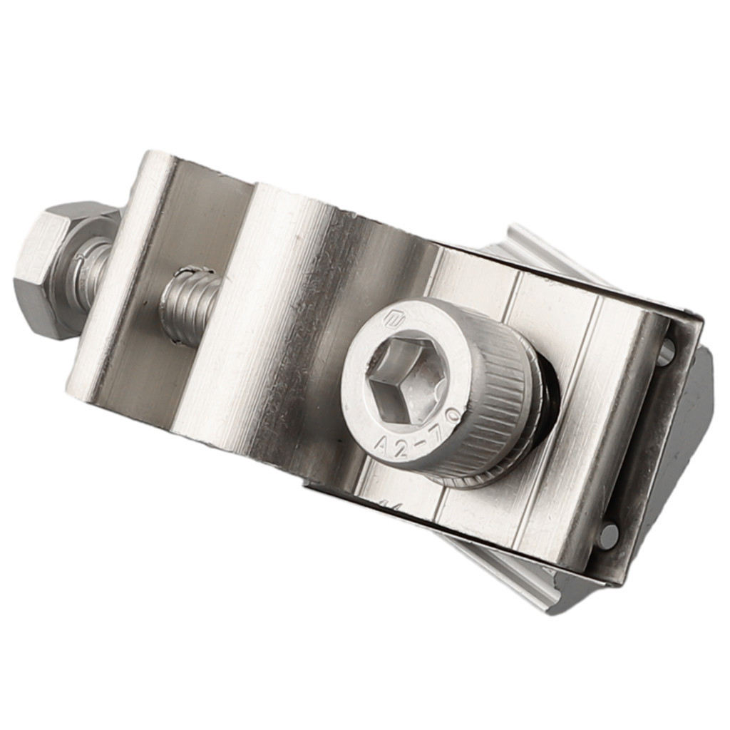 ☾Clamps Solar Panel Mounting Bracket Aluminum Grounding Lug Protection ...