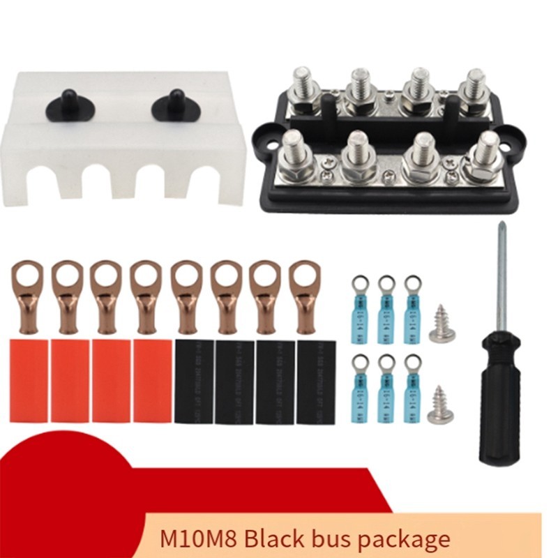 ♦Busbar Box Board Double Row 4-Terminal Circuit Current Busbar Cable ...