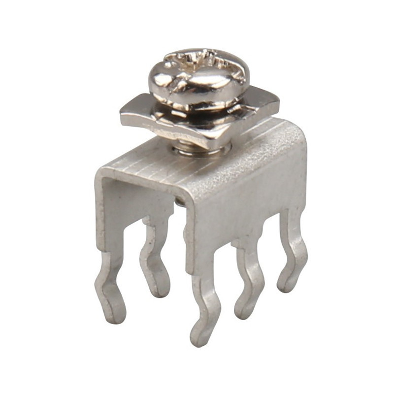 PCB Six foot tapping terminal M4 hardware Welding terminal block M4 ...