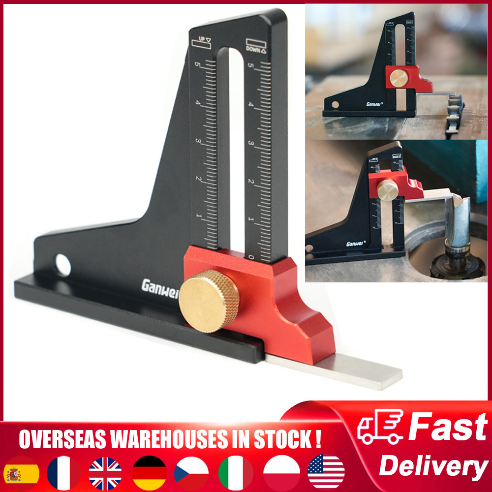 Woodworking Height Gauge Dual Scales Aluminum Alloy Height Measurement ...