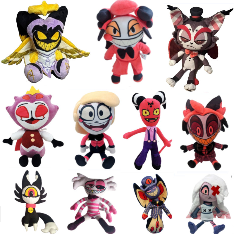 Hazbin Hotel Anime Plush Charlie Morningstar Vaggie Alastor Plushie Toy ...