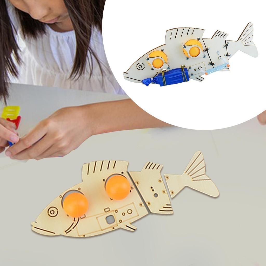 Electric Fish Assemblable Easy to Assemble Fun Teaching Aids DIY ...