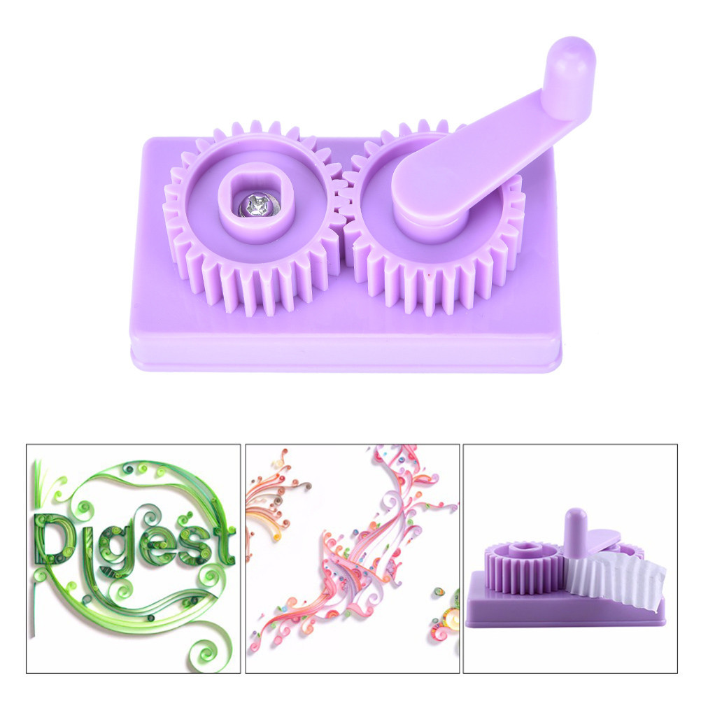 NEW Plastic Paper Quilling Crimper Machine Crimping paper Craft Quilled ...