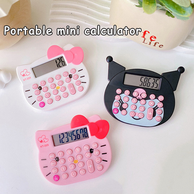 Sanrioed Calculator Kawaii Students Stationery Mathe Class Office ...