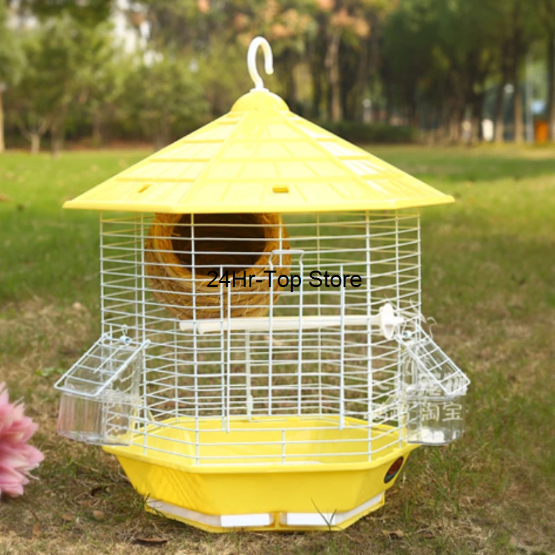 ️Outdoors Carrier Budgie Bird Cages Parrot Breeding Canary Bird Cages ...