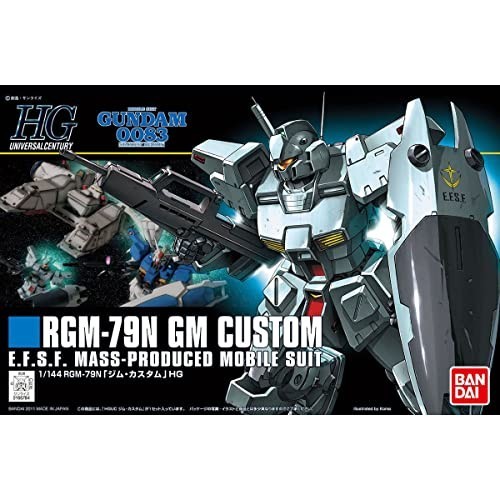 HGUC Mobile Suit Gundam 0083 RGM-79N Jim Custom 1/144 scale color-coded plastic model | Shopee ...