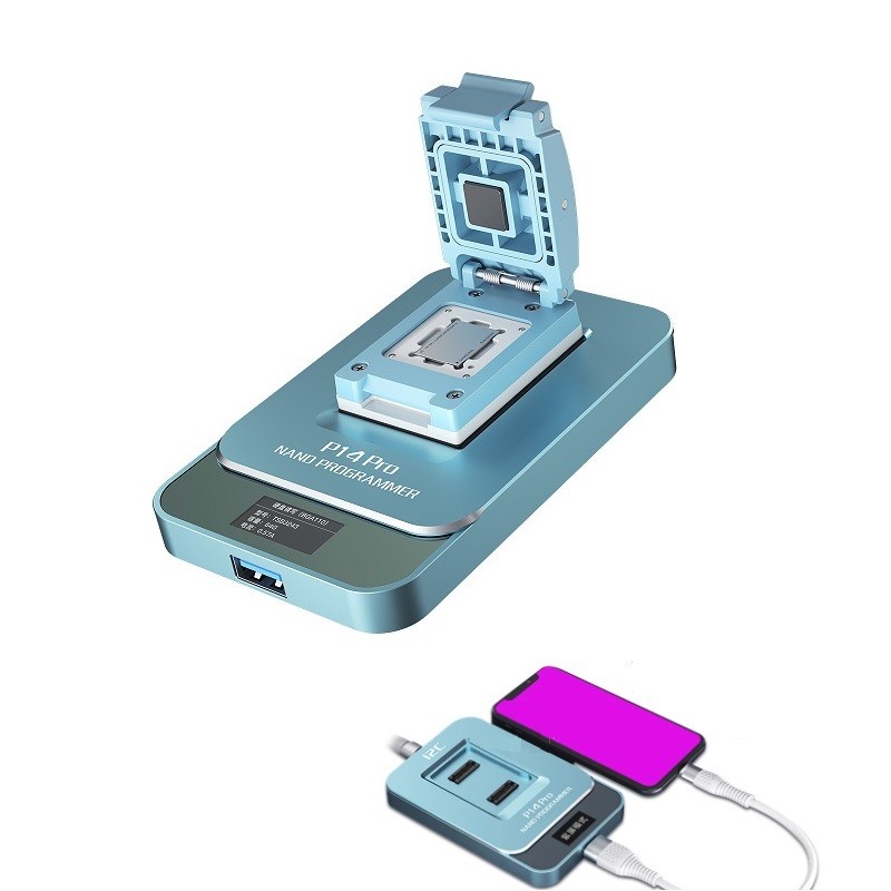 ★I2C P14 PRO Nand Programmer For iPad iPhone X 14PM HDD Purple Screen ...