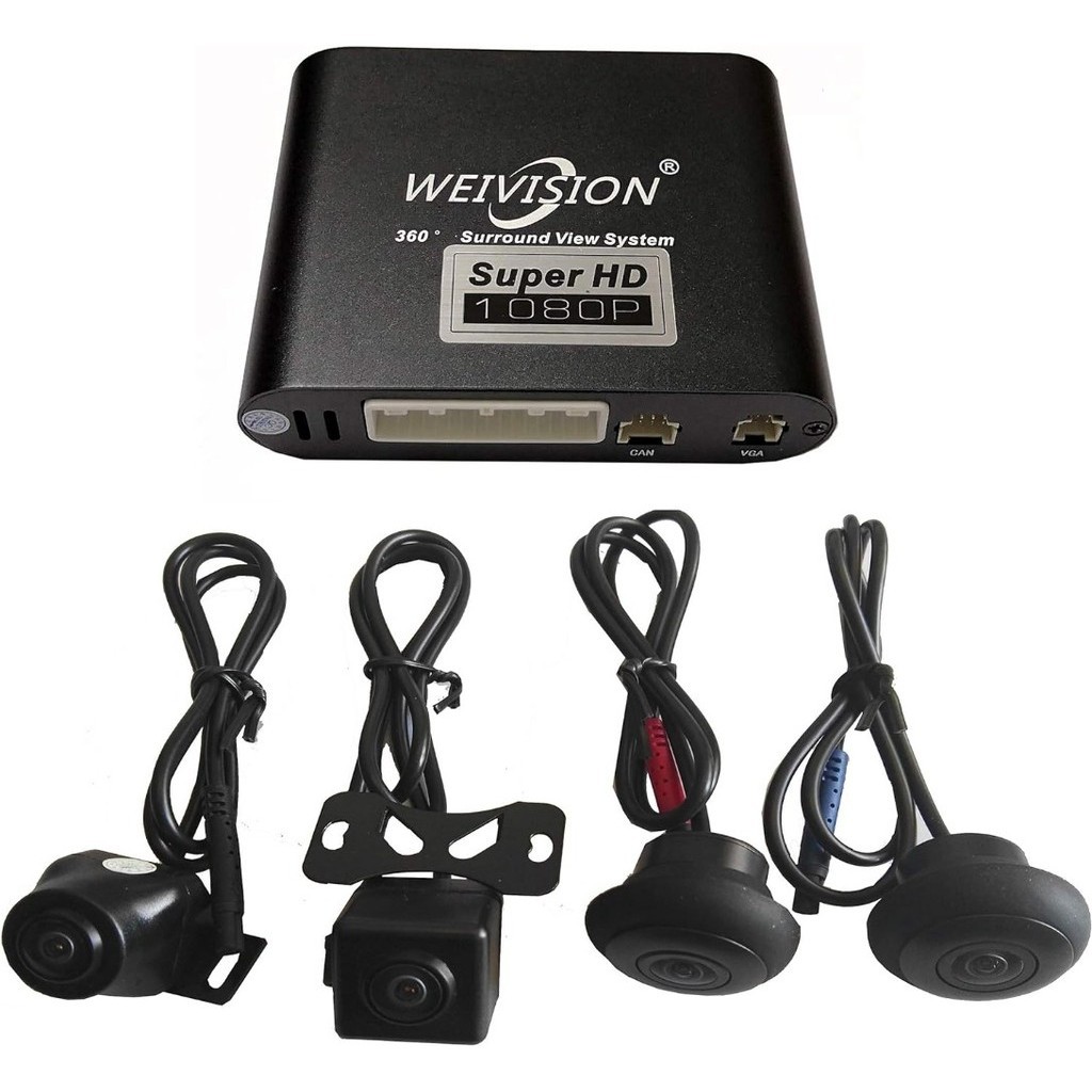 тшкsuper Hd 1080p Car 360 Degree Bird View Surround System Dvr Record