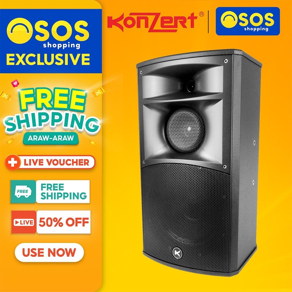 Konzert Original Full Range Speaker System | 12" 3-way Speaker System ...
