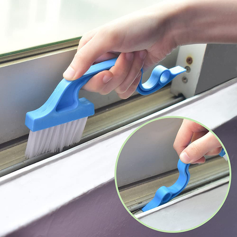 Hand-held Groove Cleaning Tools Window Track Cleaning Brushes 2 in 1 ...