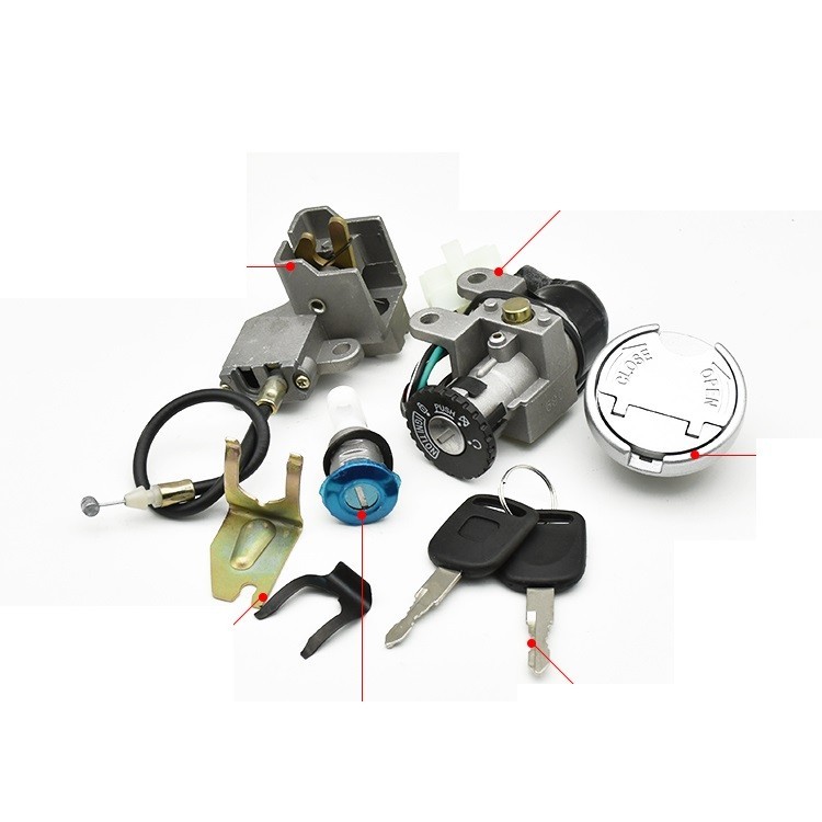 웃DY48QT Lock Ignition Key Switch Set Seat Lock Key For Kymco 50cc ...