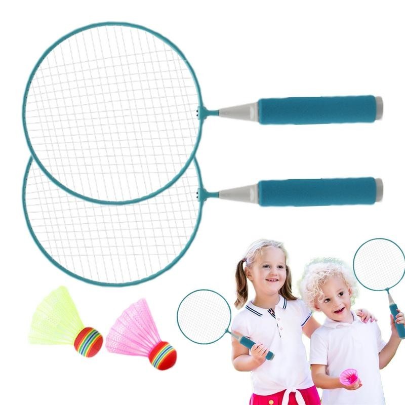Badminton Set For Kids Reinforced Children's Badminton Racket 2 Nylon ...