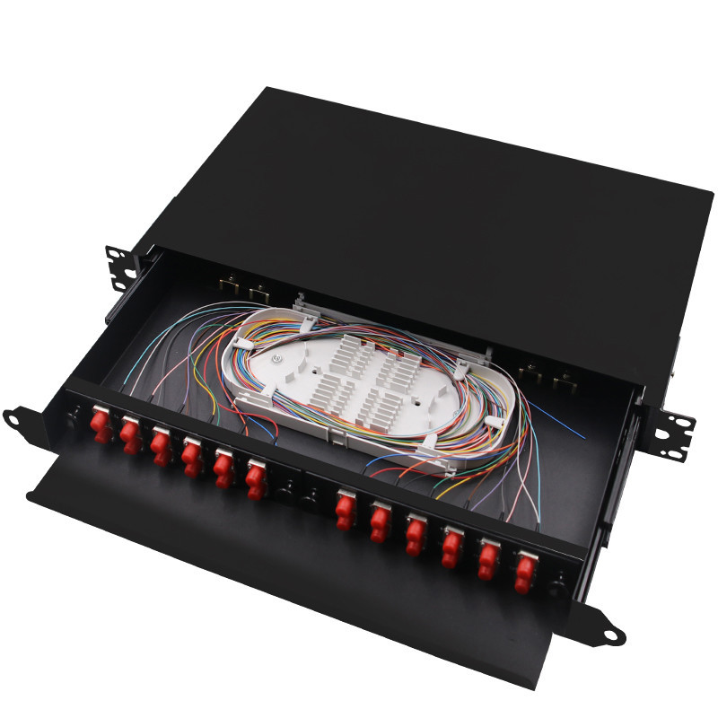 Rack Mount fiber termination box patch panel optical distribution frame ...