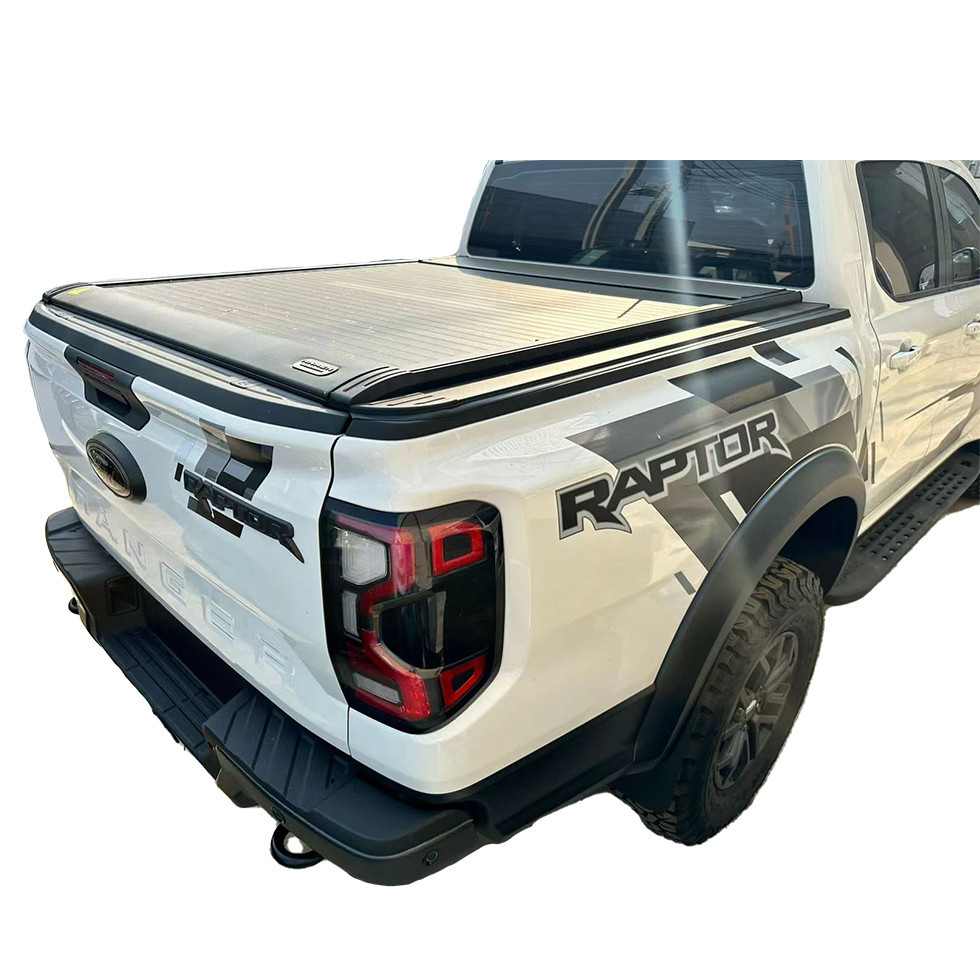 ☁Heavy Duty Pickup Truck Roller Shutter Lid For Ford Ranger Raptor Hard ...