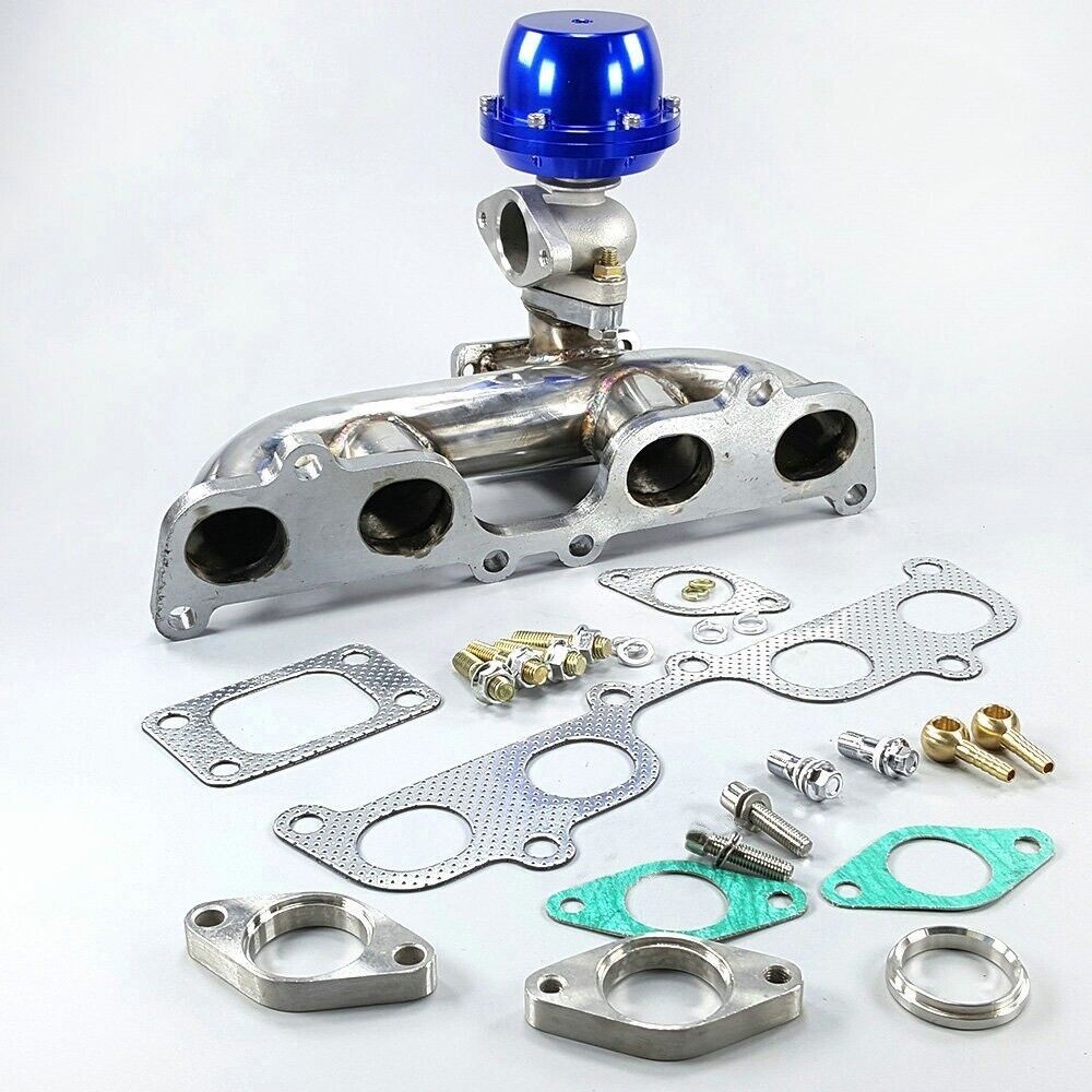 ♣for Toyota Turbo T3 Manifold Header +38mm F38 Wastegate for 2RZ-FE 3RZ ...