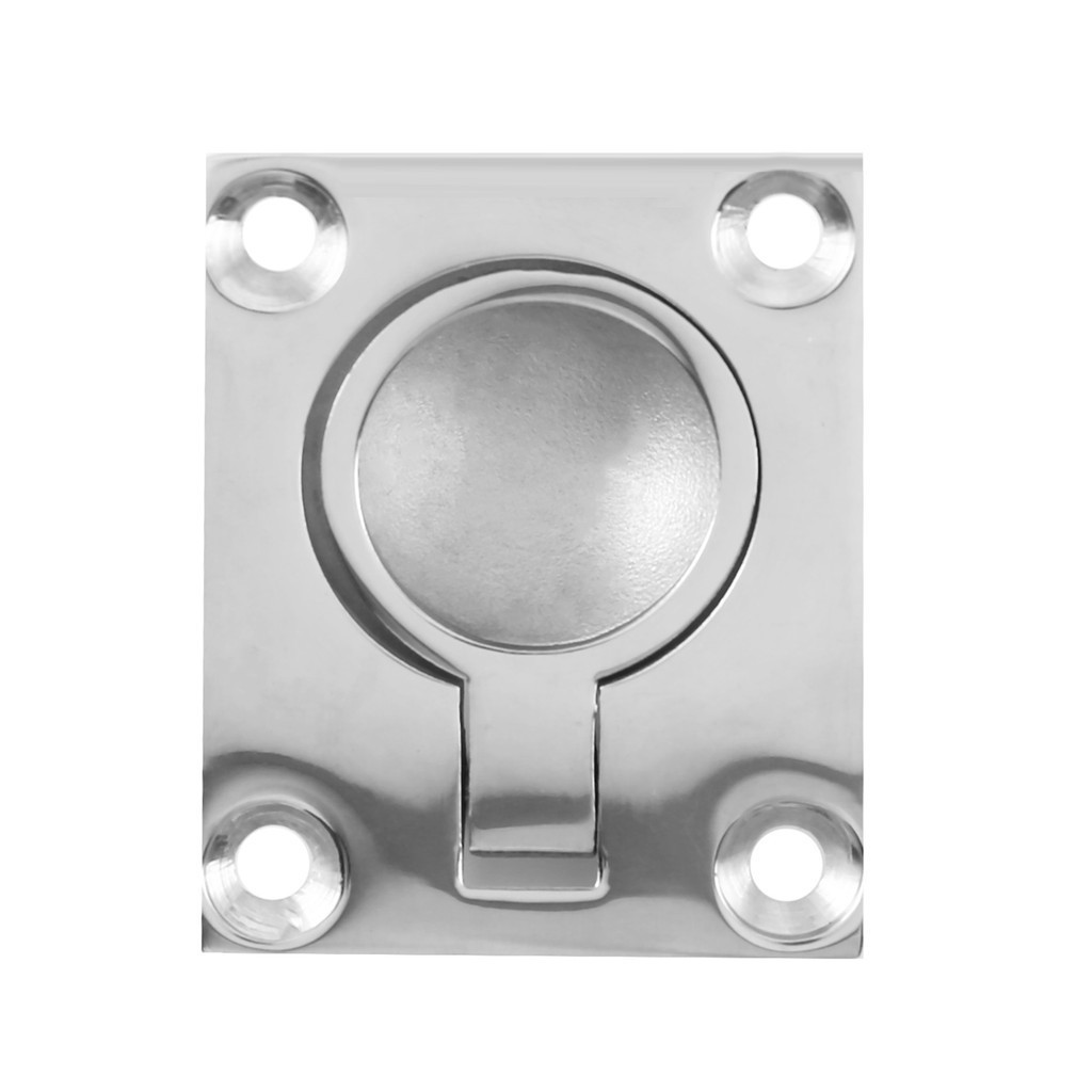 유48 X 38Mm Boat Locker Hatch Latch Cabinet Flush Mount Ring Pull Handle ...