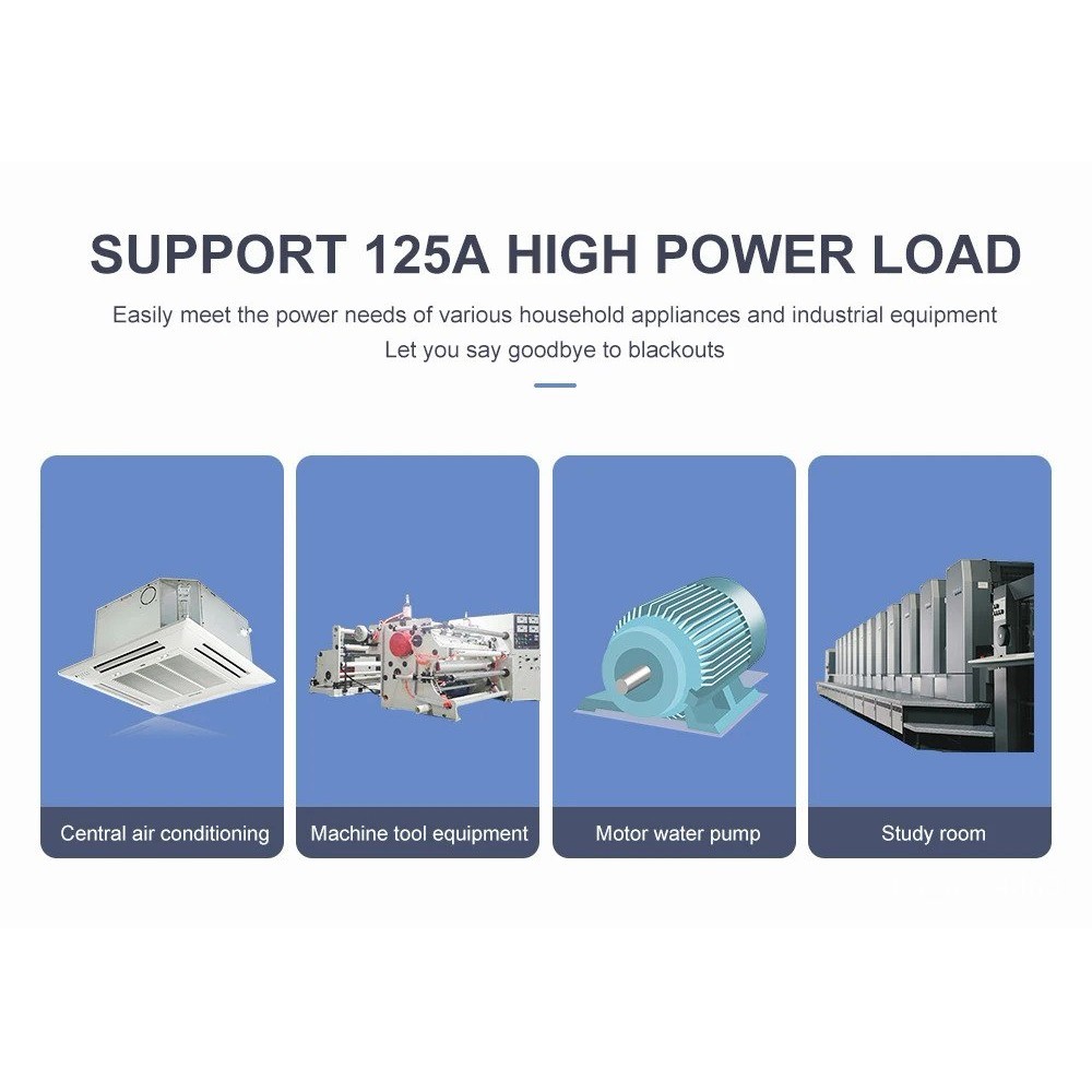 3P 3 Phase Din Rail ATS Dual Power Automatic Transfer Switch Electrical Selector Switches ...