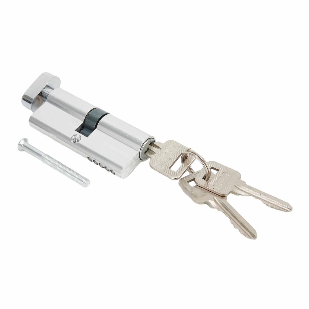 ~Thumb Turn Cylinder With 3 Keys Anti-rust Single Open Lock Cylinde ...