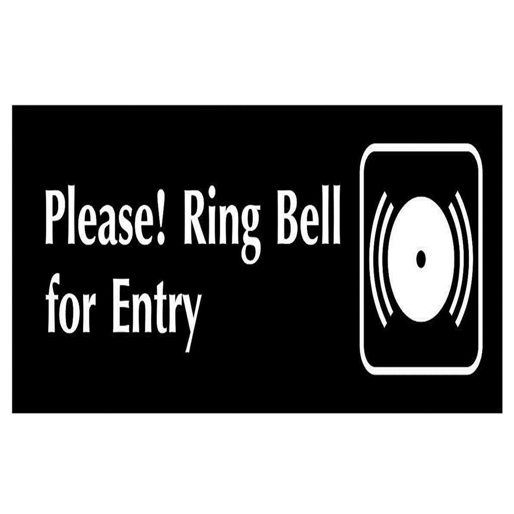 ☆Customized Please Ring Bell for Entry Acrylic Sign Plaque Door ...