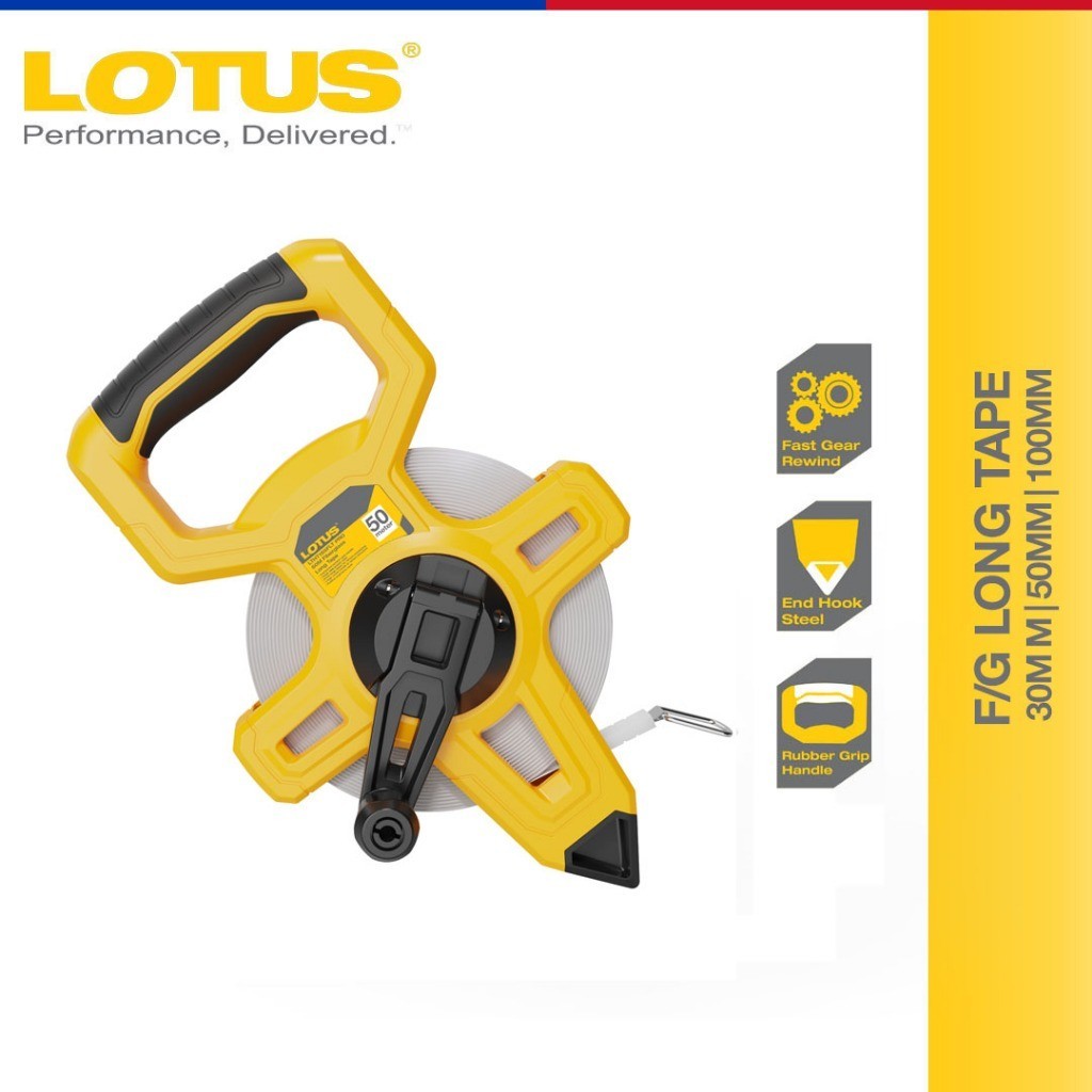 Lotus F/G Long Tape 50M LTHT165FLT PRO | 30M LTHT100FLT PRO | 100M ...