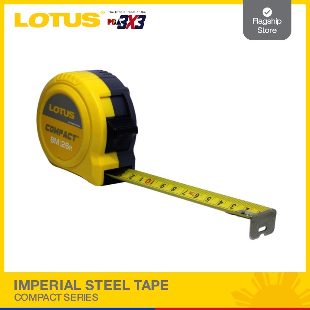 Lotus Imperial Steel Tape | Compact Series - Measuring Tools | Shopee ...