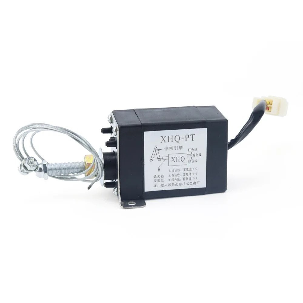 XHQ-PT Power On/Off pull Type Diesel Engine Accessory Stop Solenoid ...