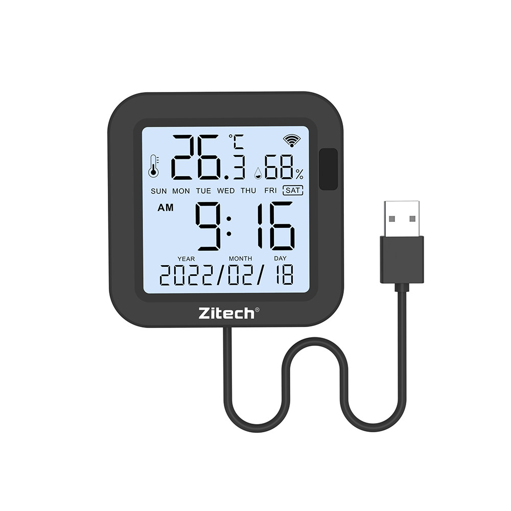 ☼Smart WiFi Universal IR Remote Temperature Humidity Sensor for Air ...