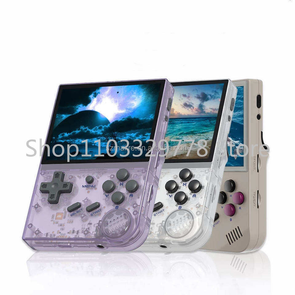 ⊹Super Ambernic Rg35xx Handheld Game Machine Garlic System 3.5 Inch ...