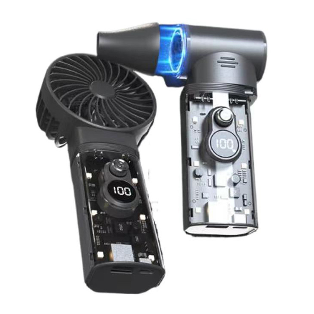 ☃Handheld Jet Fan 100,000RPM Brushless Motor Duct Fan High Power Ducted ...