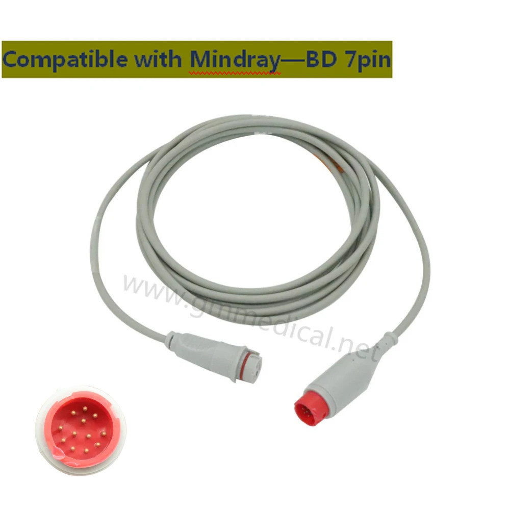 patible Mindray BD Transducer Invasive Blood Pressure/IBP Adapter Cable ...