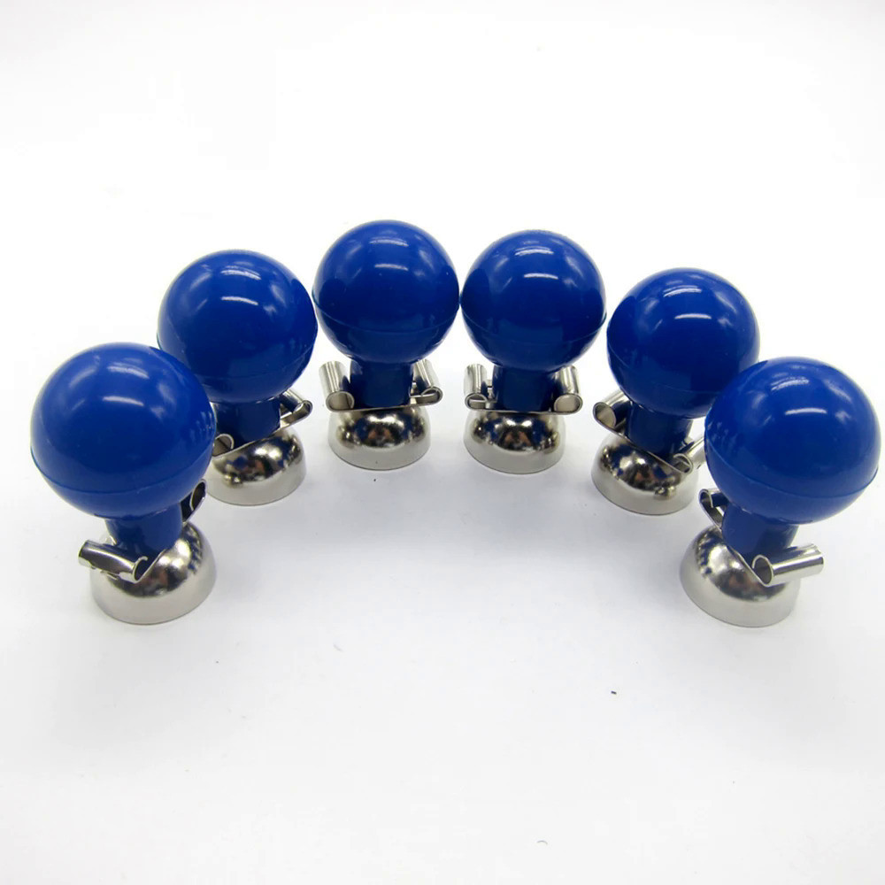 Nickel-Plated ECG Suction Electrodes 3.0&4.0 Double Purpose Metal Part ...