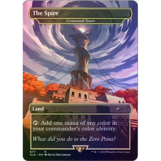 MTG Proxy Card - Command Tower (The Spire Foil) | Secret Lair Drop (SLD ...
