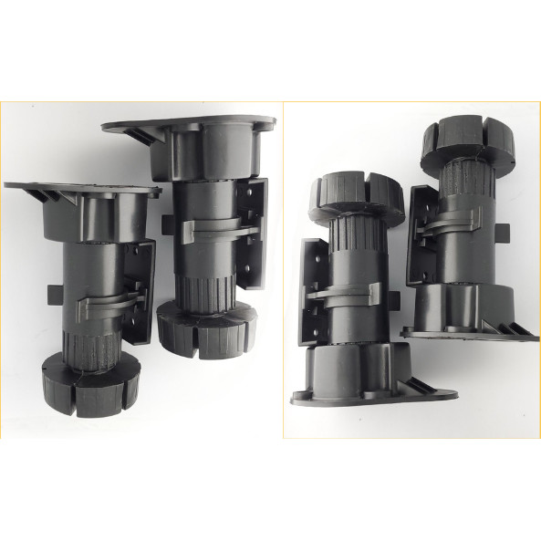 Adjustable Plinth Foot for Kitchen Cabinet (4pcs w/ 4clips) | Shopee ...