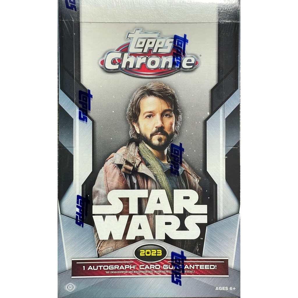 Authentic 2023 Topps Star Wars Chrome Trading Card Hobby Box Autograph Per Box | Shopee Philippines
