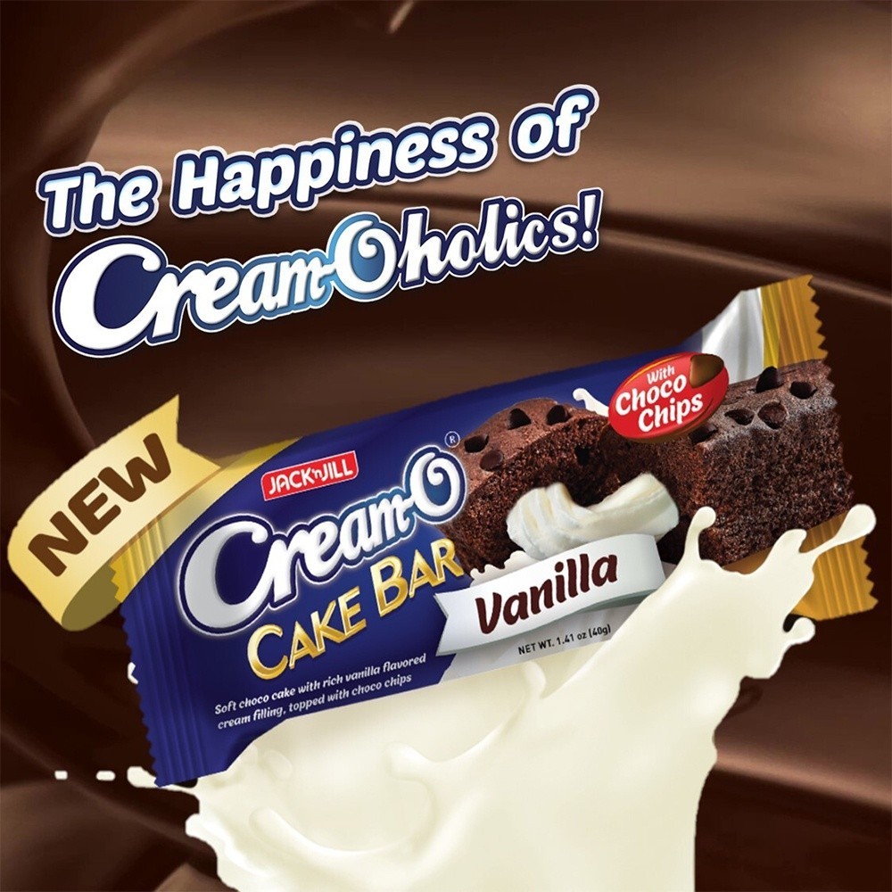 Cream-O Cake Bar Vanilla (37g x 10) | Shopee Philippines