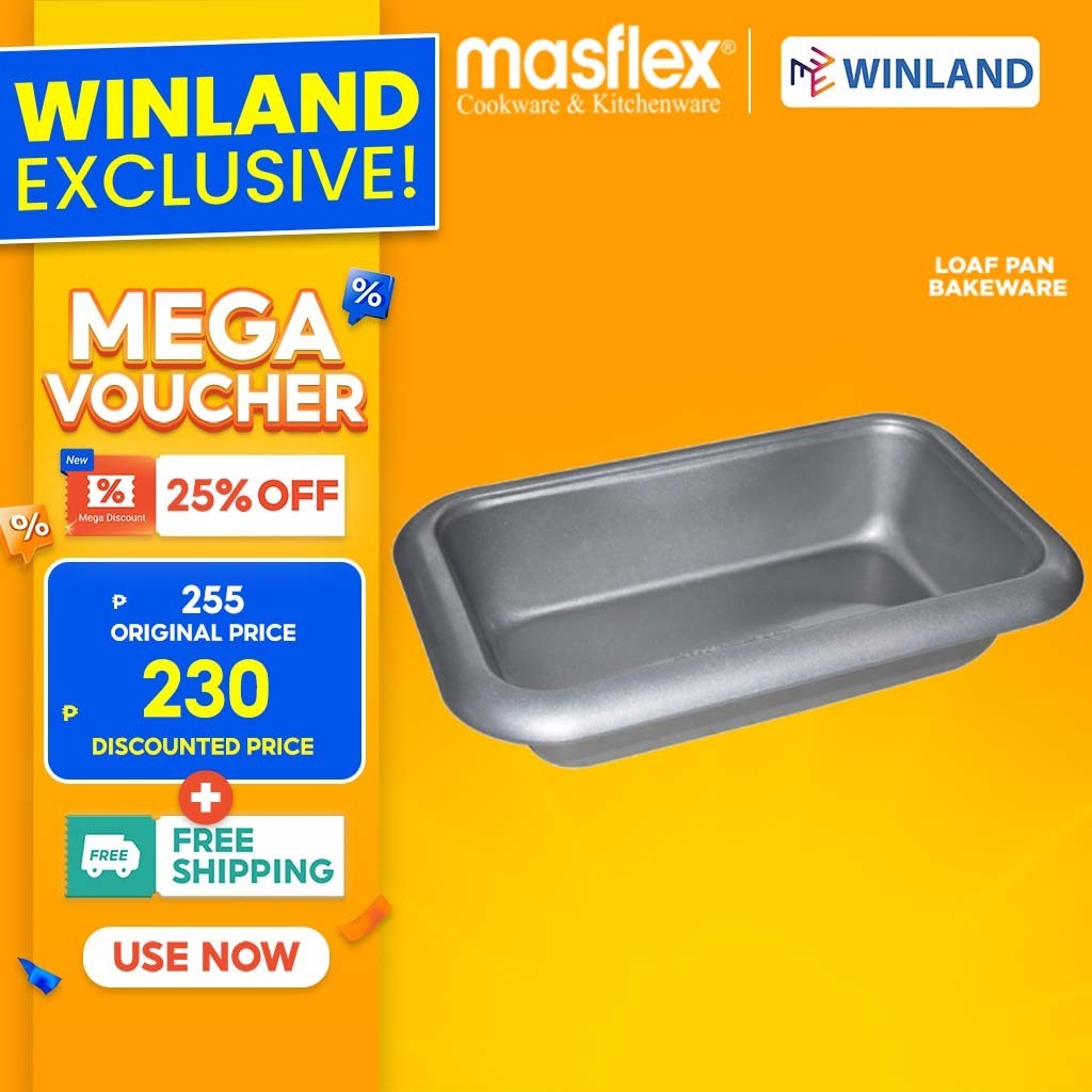 Kitchenpro by Masflex Carbon Steel Loaf Pan Bakeware for Pound Cake, Butter KB-LP | Shopee ...