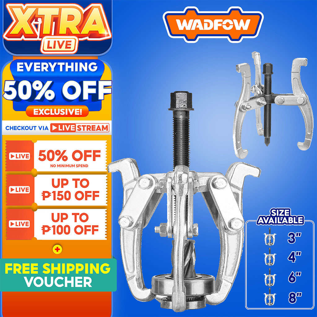 Wadfow 3-pins / 3 Jaws Gear Bearing Puller Remover Jaw Universal ...