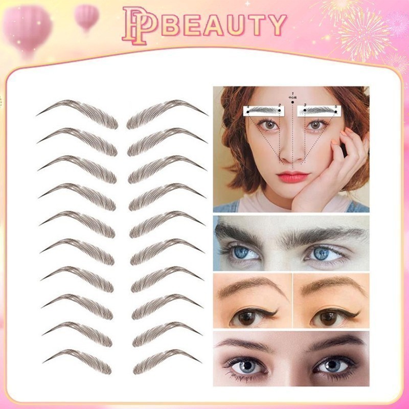4D Eyebrow Tattoo Stickers Waterproof and Durable Eyebrows 6D Eyebrow ...